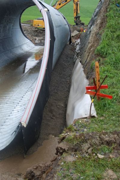 La buse métallique est montée | Hydrosaat AG